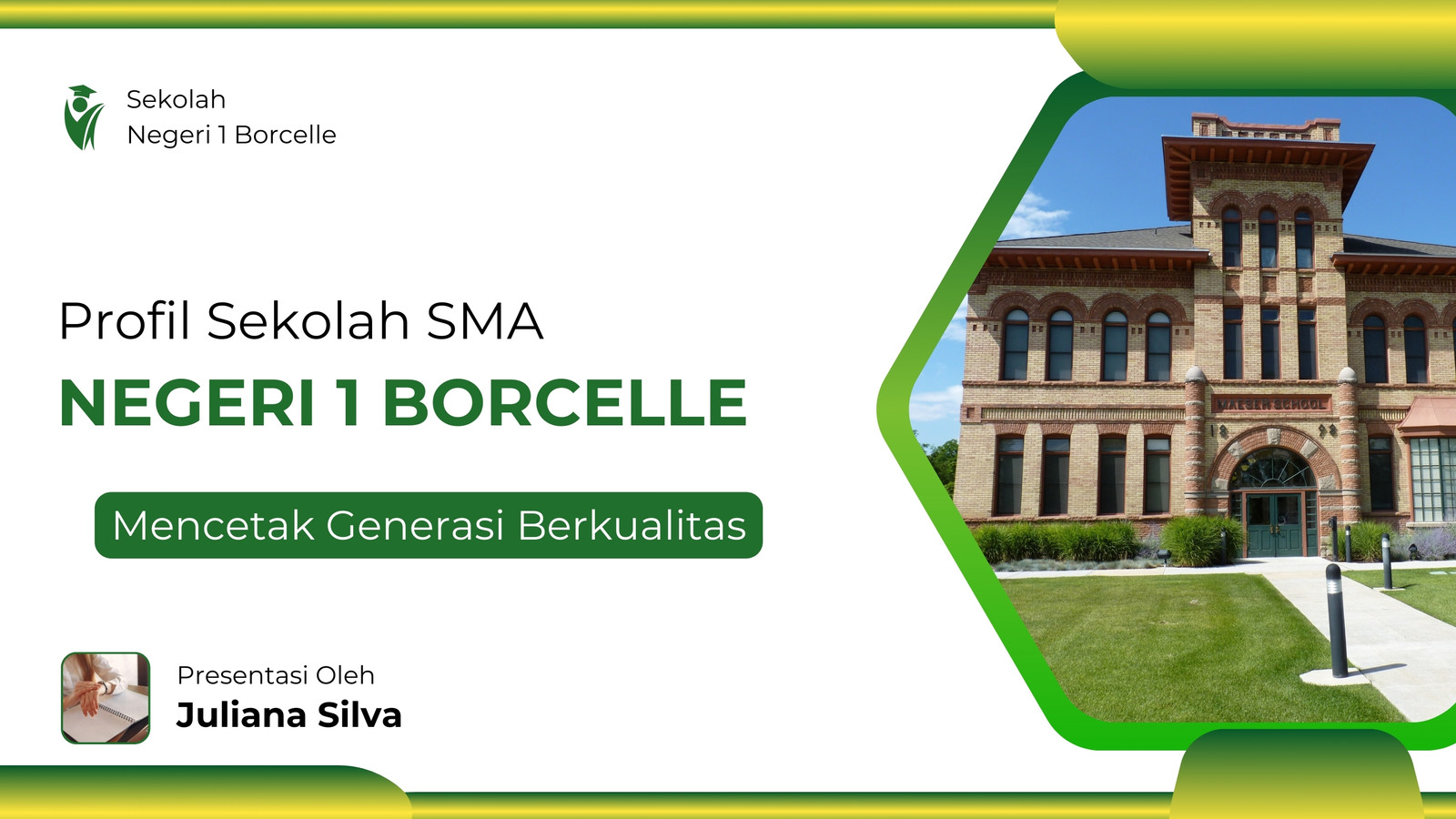 Gratis desain contoh profil sekolah - Canva