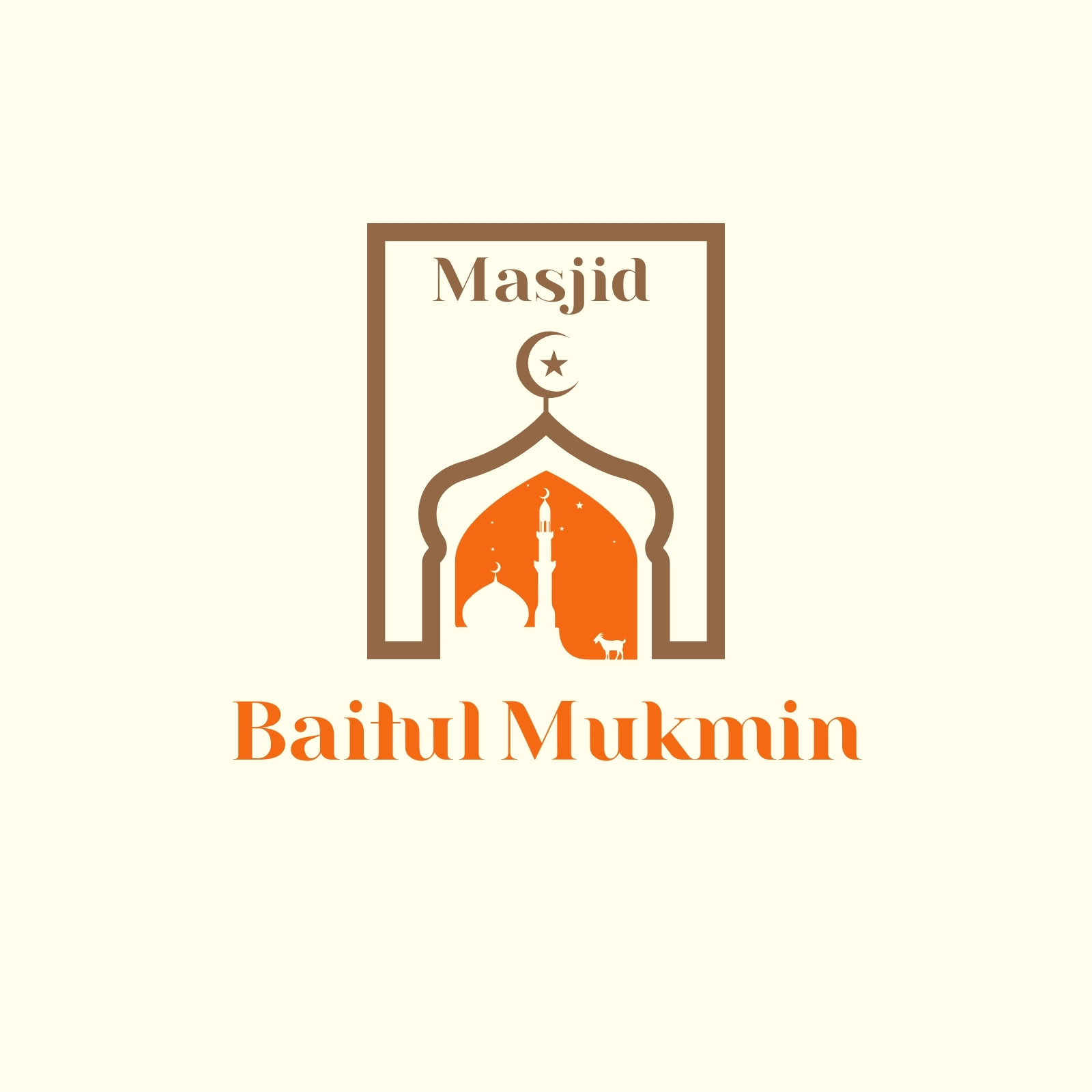Gratis Contoh Logo Masjid Terbaik - Canva