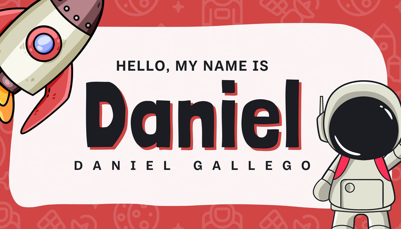 Daniel Name Tag