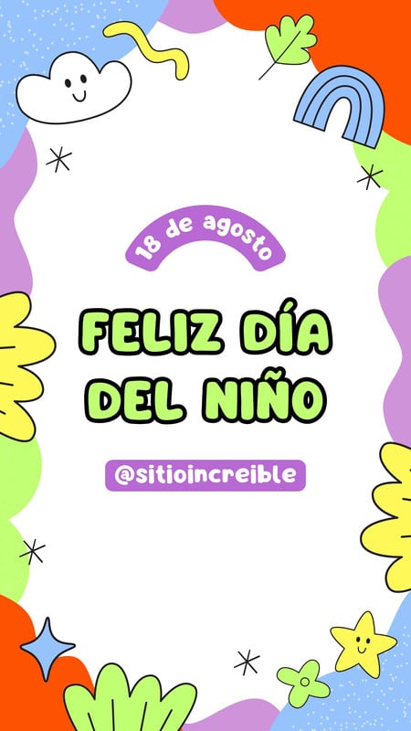 Tarjeta Animada Para El Día Del Niño