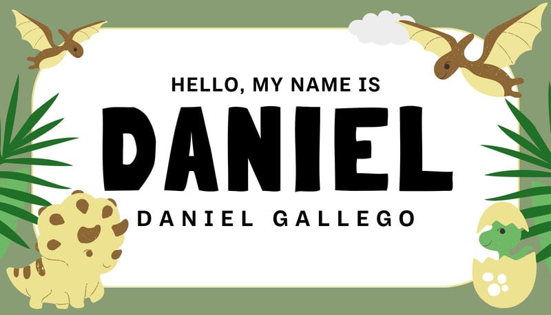 Daniel Name Tag