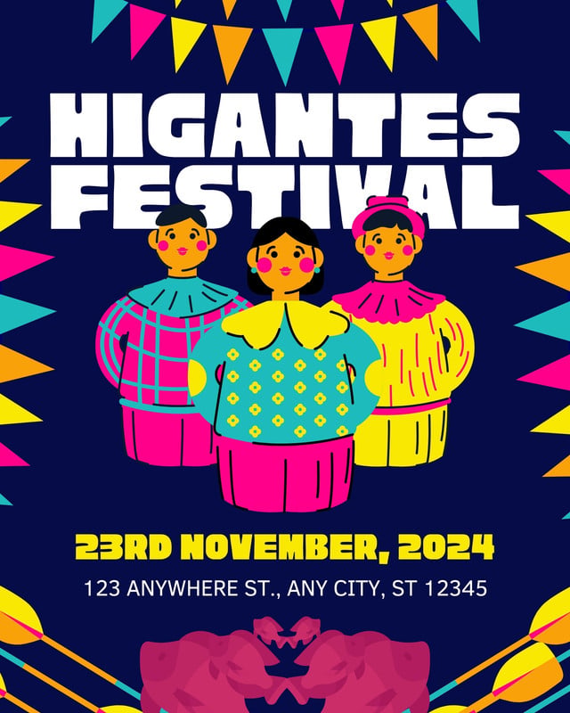 Higantes Festival Logo 2024 Chicago Margarita Festival 17 May Mame