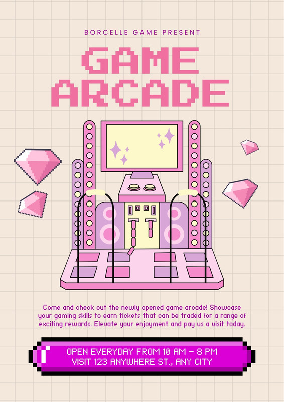 Free and customizable arcade templates