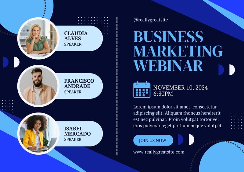 Free webinar event design collection | Canva