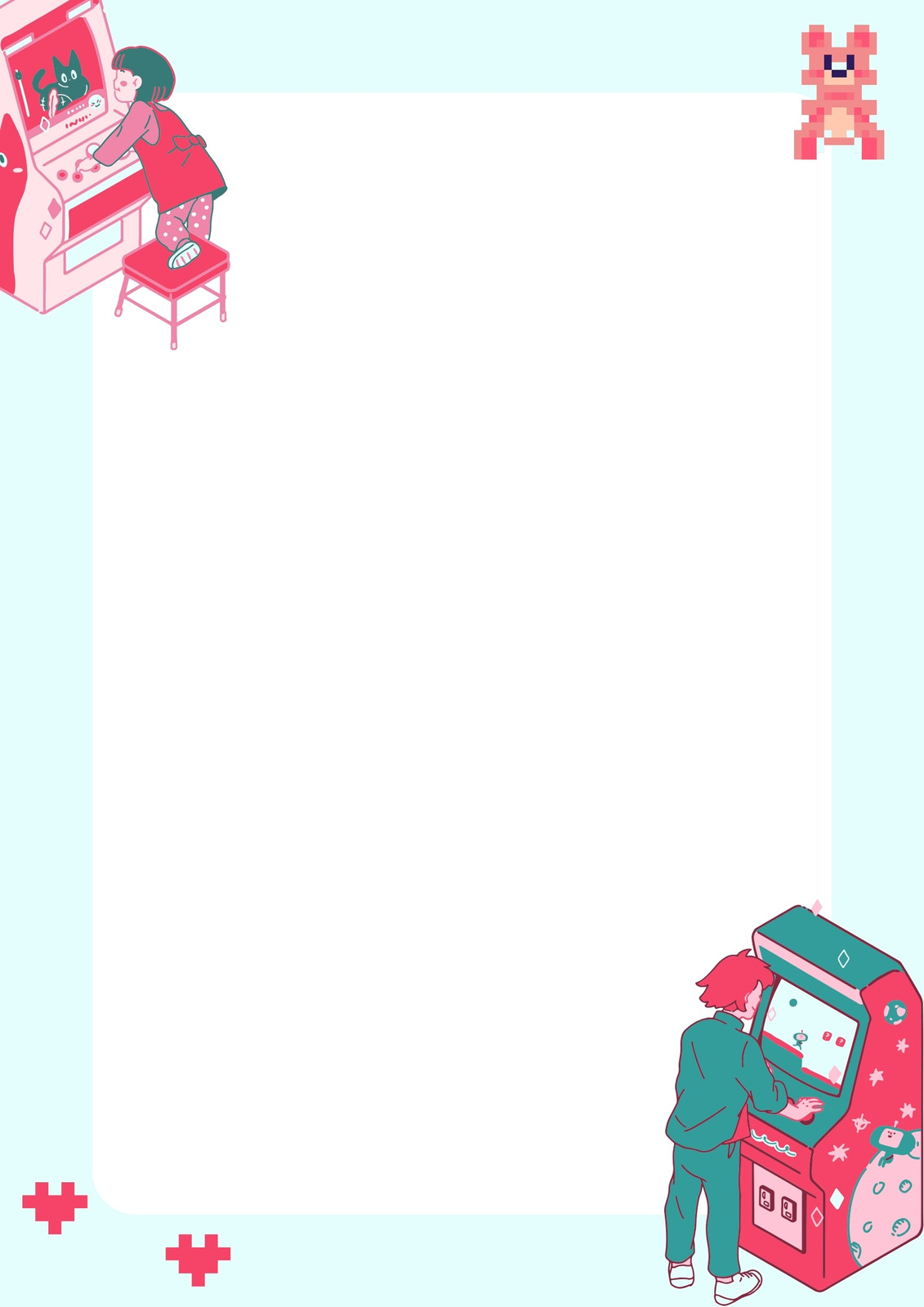 Free and customizable arcade templates
