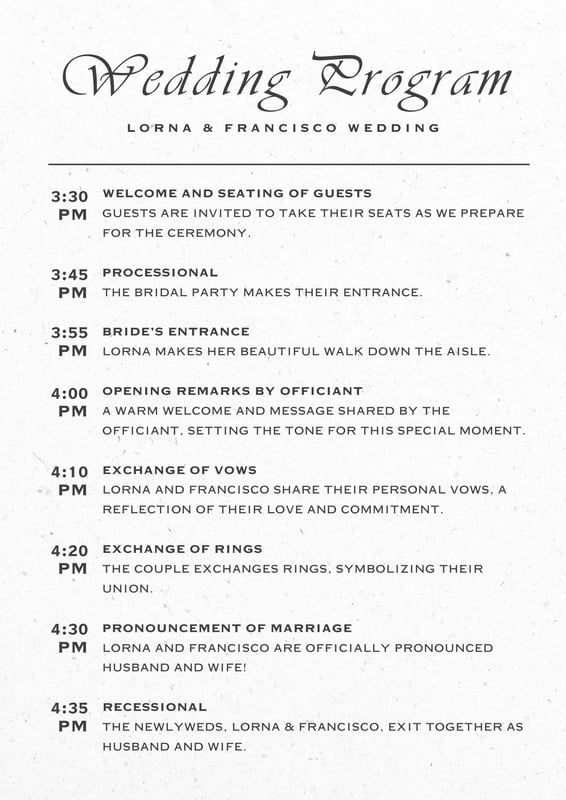 Filipino Wedding Reception Program Sample 31 Indoor Wedding Games For