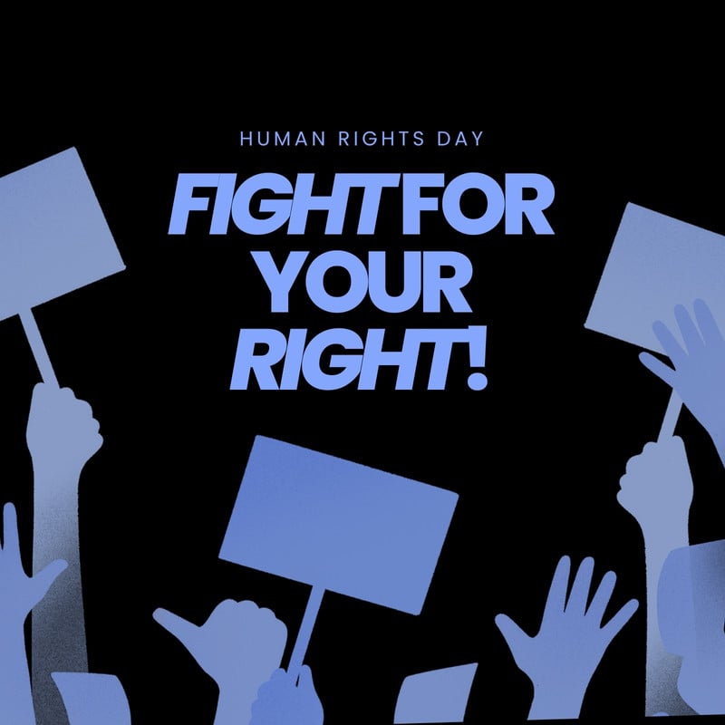 Free and customizable protest templates