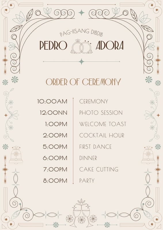 Filipino Wedding Invitation Sample In Order Invitation For Clearance