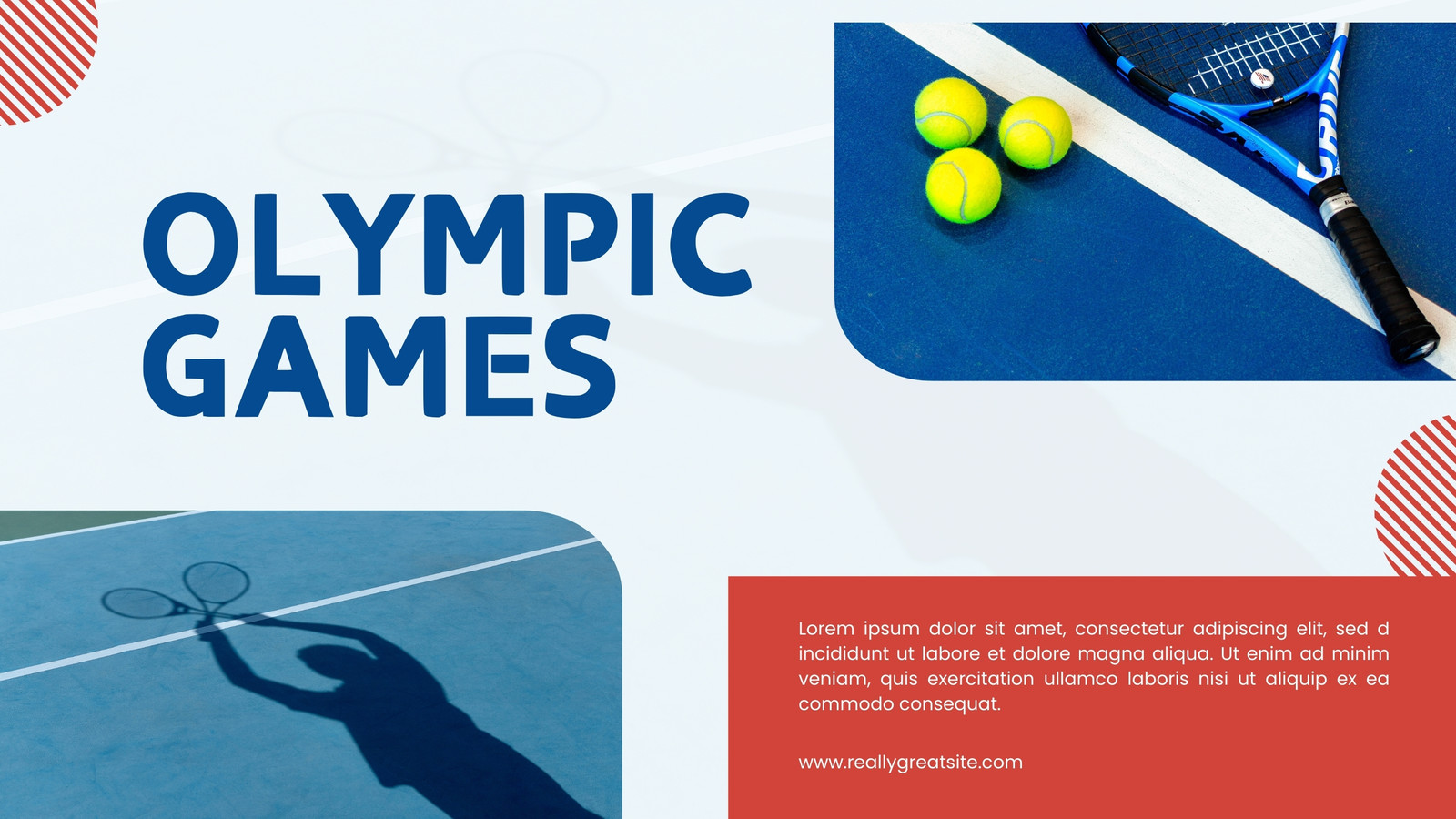 Free and customizable olympic templates