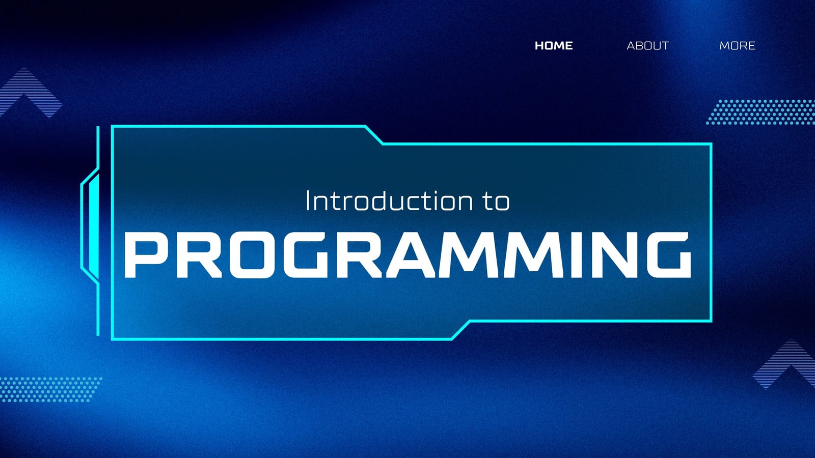 Free and customizable programming templates