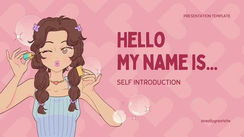 Free and customizable girl templates