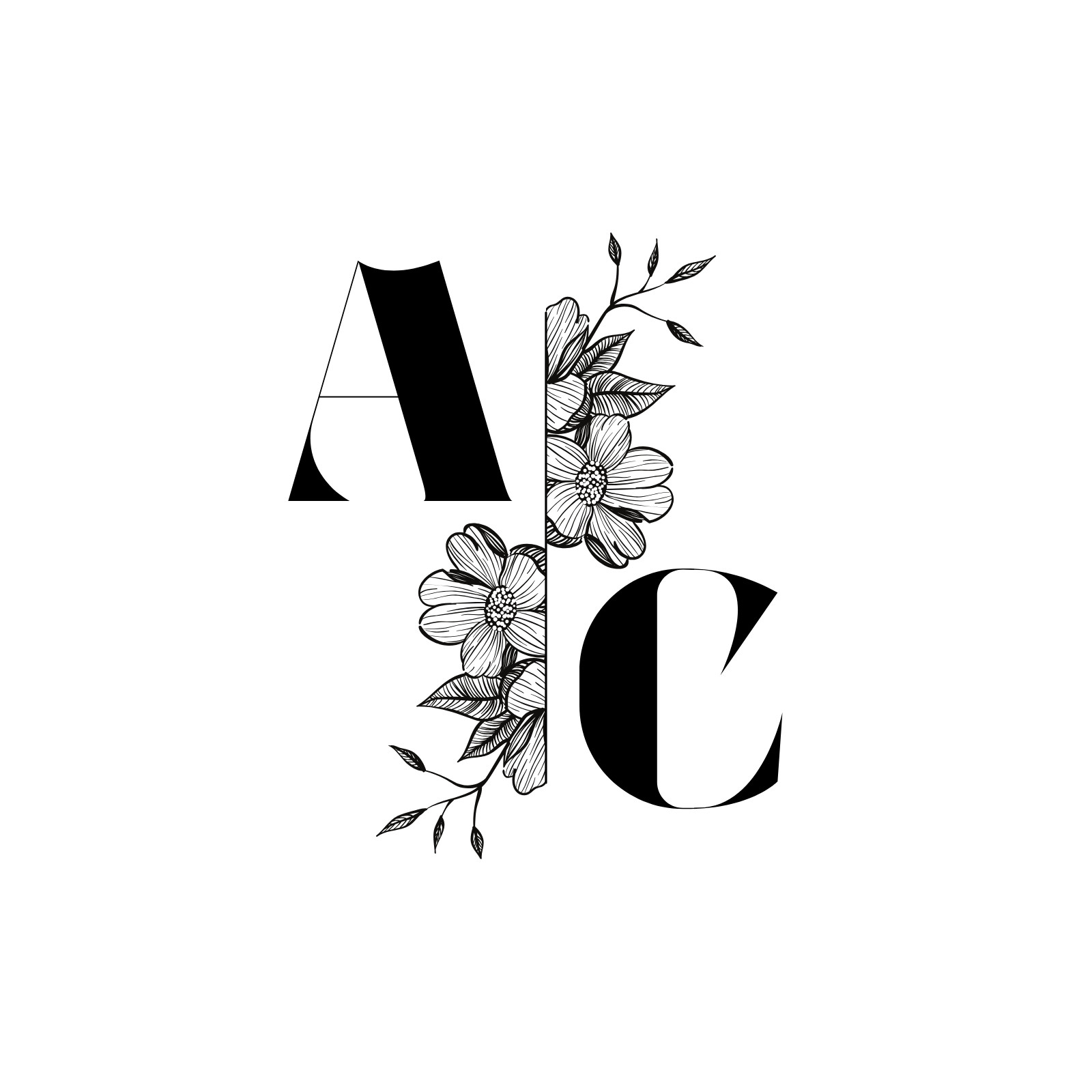Plantillas de iniciales gratis y personalizables - Canva