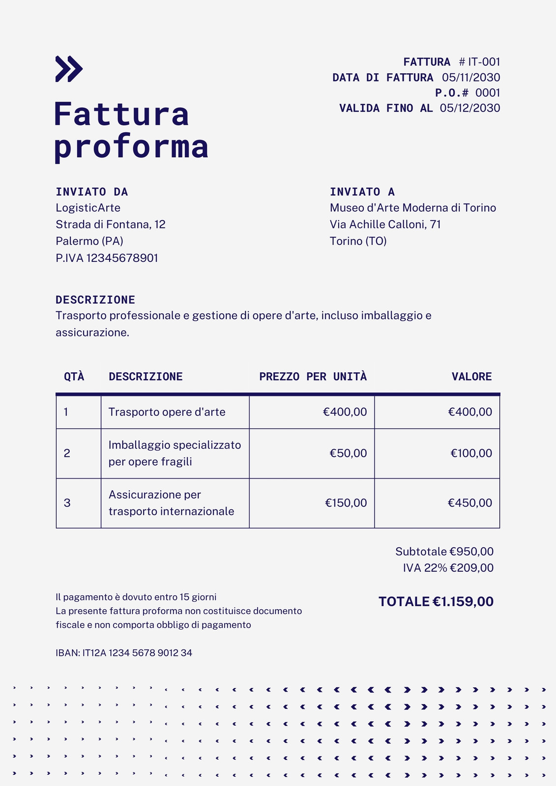 Crea fatture aziendali personalizzate e inviale in un lampo con Canva