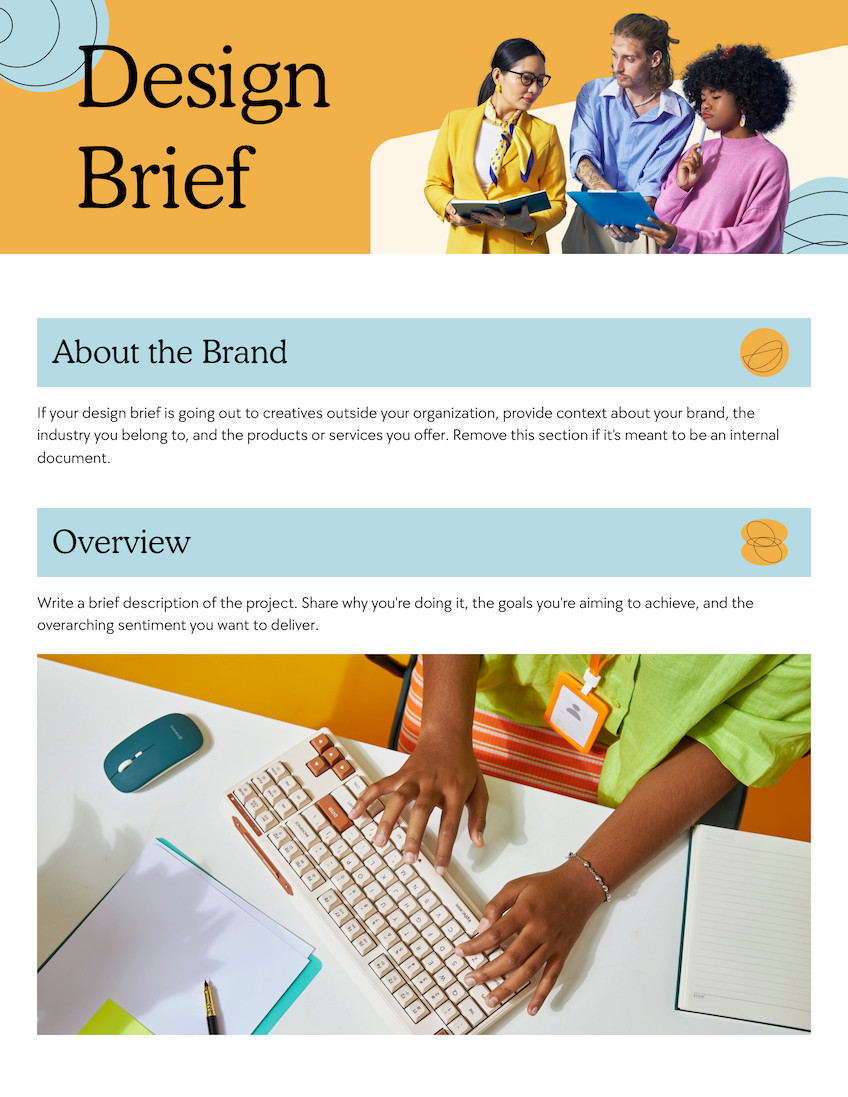 Commercial Design Brief