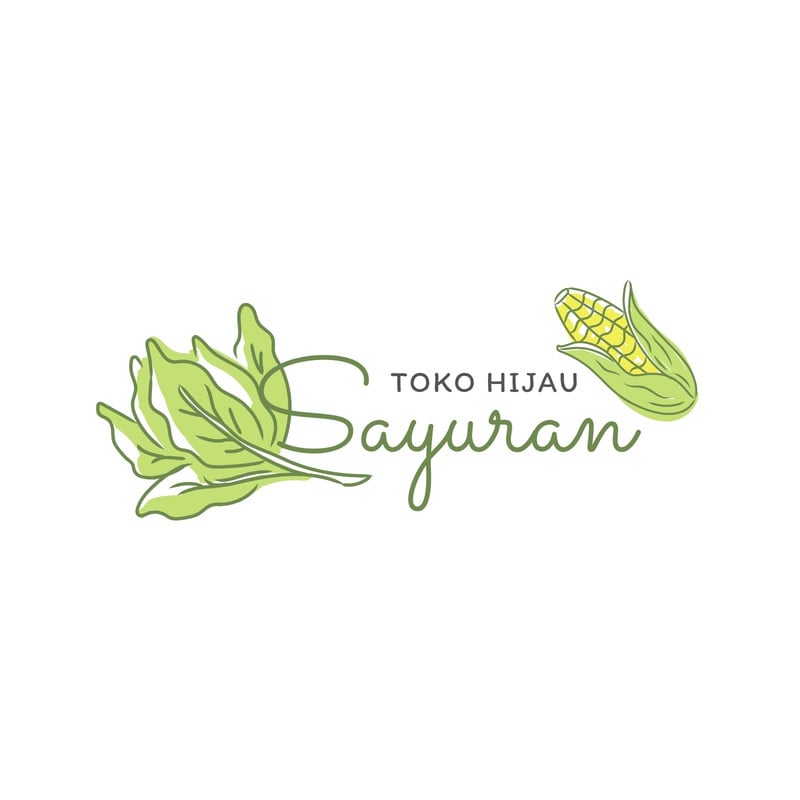 Gratis desain contoh sayuran - Canva
