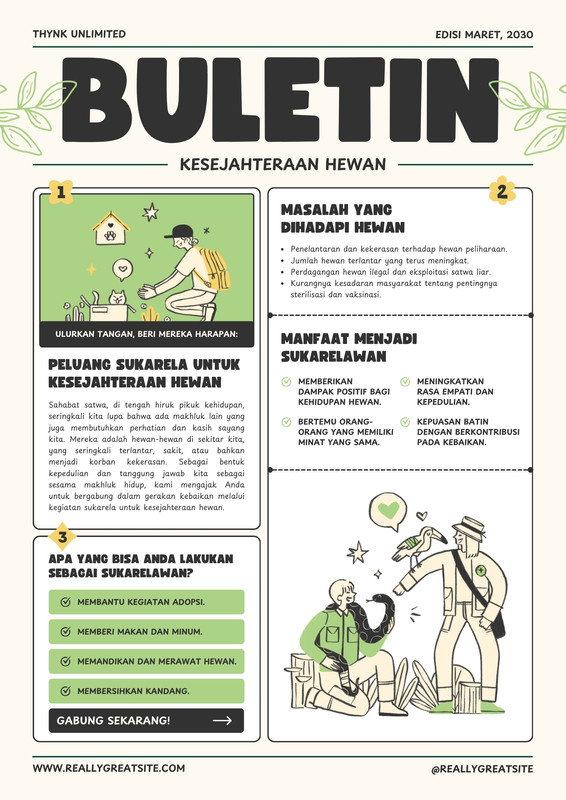 Platform Desain dan Penerbitan Buletin Online Gratis | Canva