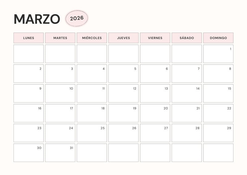 Plantillas marzo - Gratis y editables - Canva