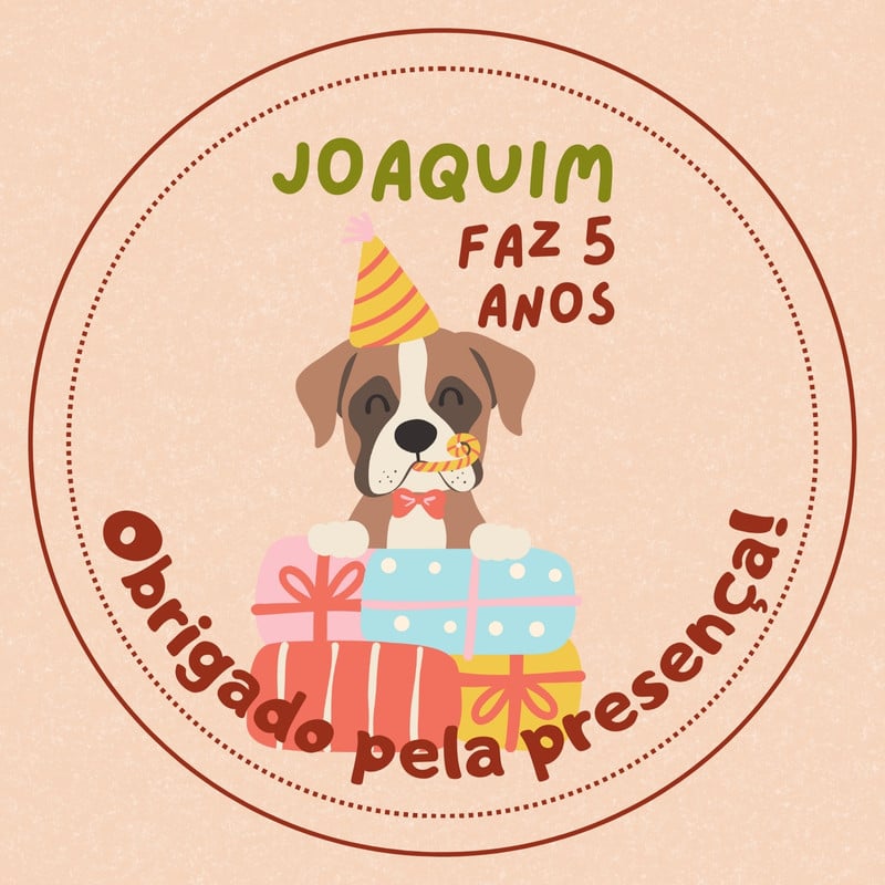 Feliz Aniversario Caes Boxer