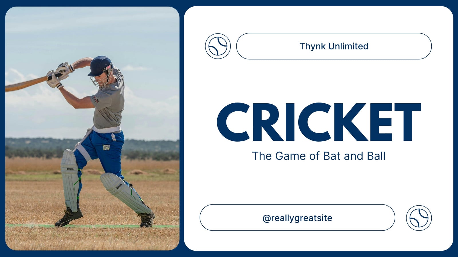 Free and customizable cricket templates