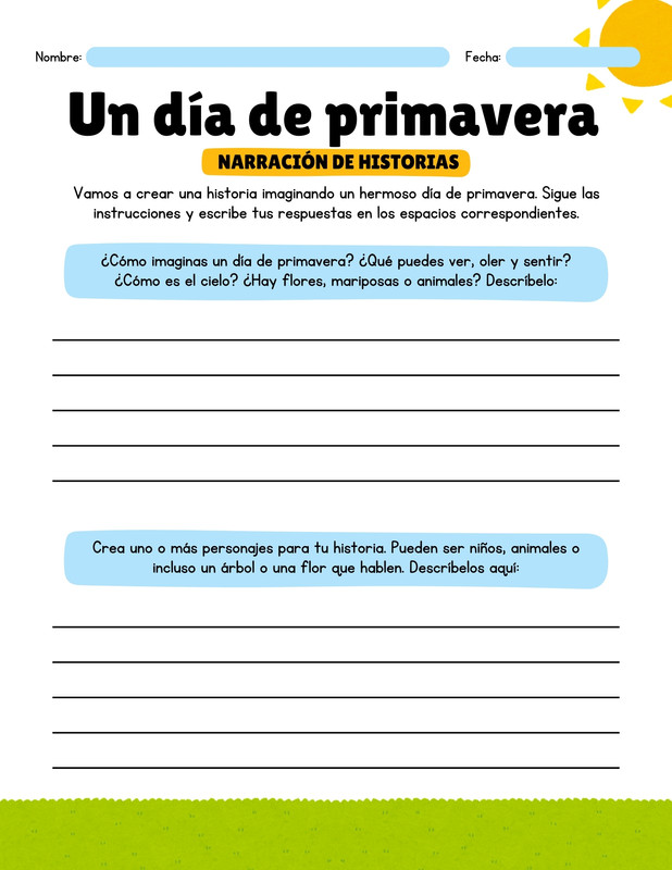 Actividades para trabajar la primavera - Plantillas | Canva