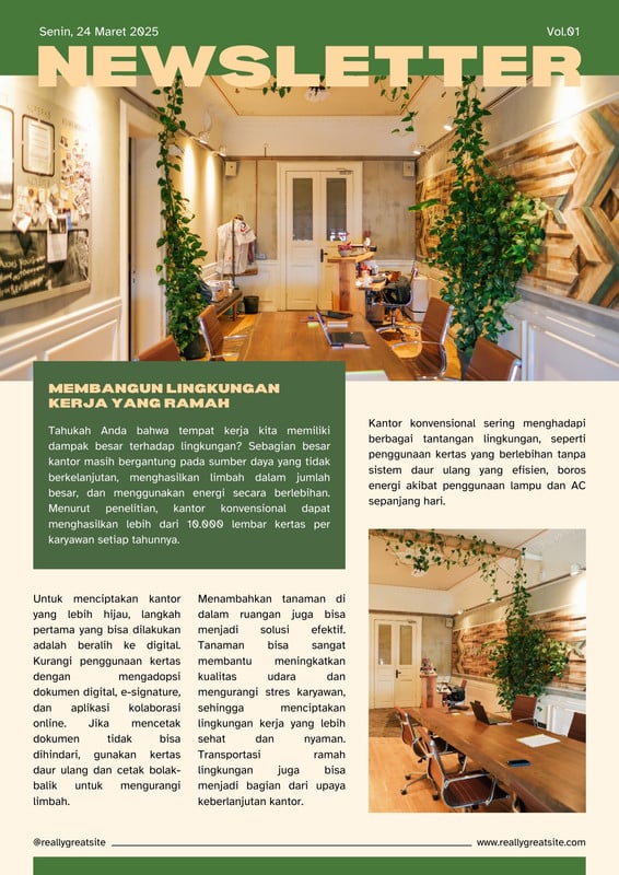 Platform Desain dan Penerbitan Buletin Online Gratis | Canva