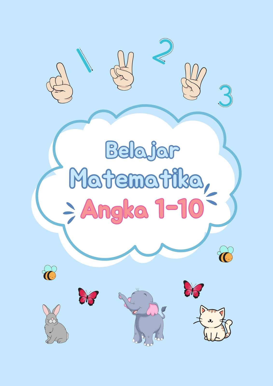 Gratis desain contoh angka - Canva