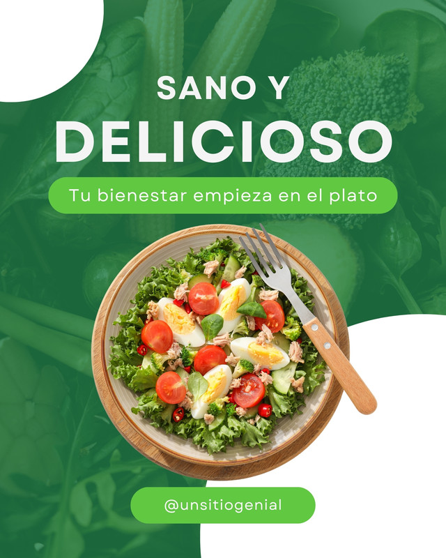 Plantillas comida saludable - Gratis y editables - Canva