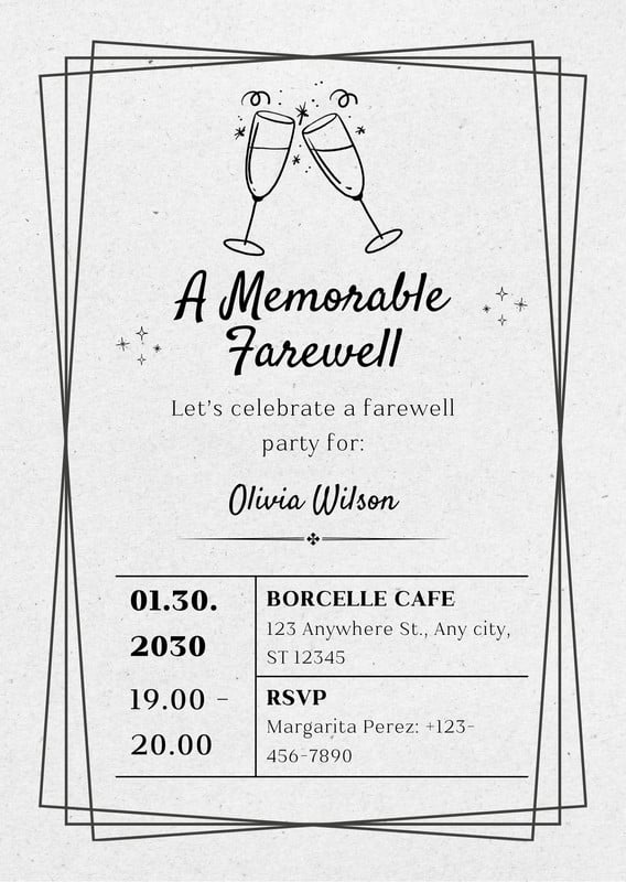 Free farewell party design collection | Canva
