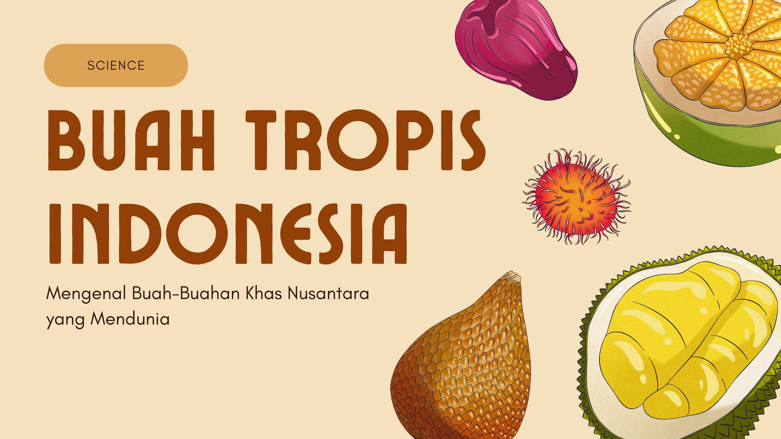 Gratis desain contoh buah - Canva