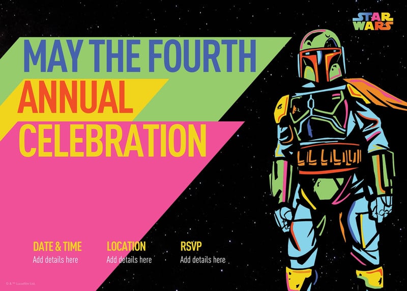 Star Wars Invitation Wording Editable BB8 Star Wars Birthday