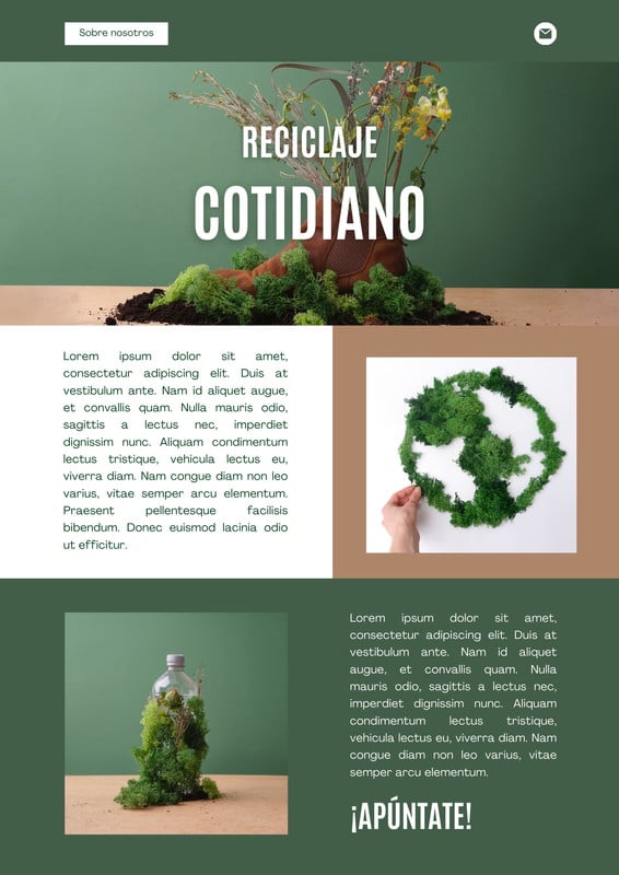Boletines informativos y newsletters personalizables | Canva