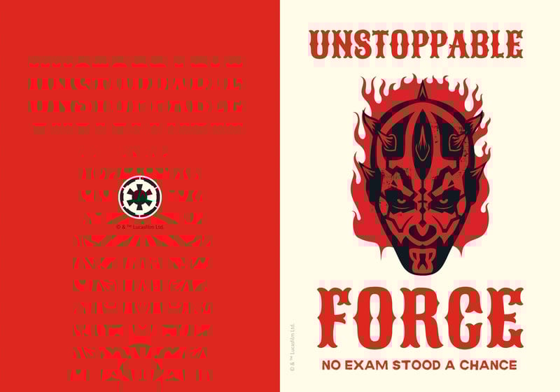 Customizable and printable Star Wars card templates | Canva