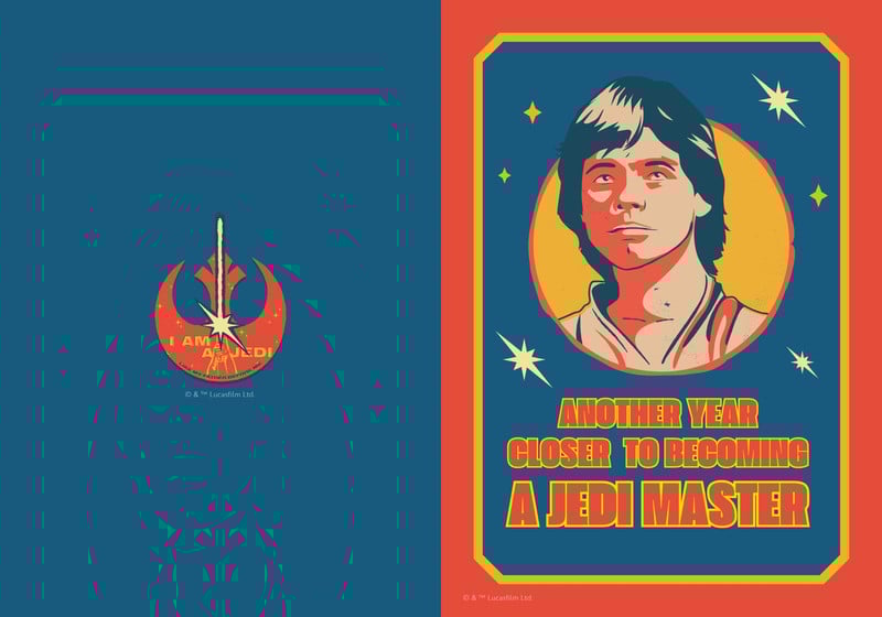 Customizable and printable Star Wars card templates | Canva