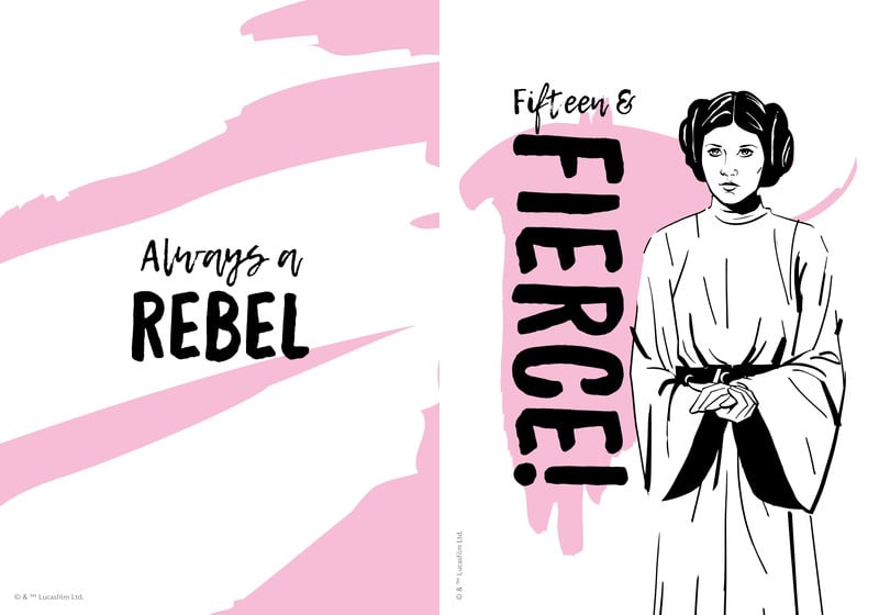 Customizable and printable Star Wars card templates | Canva