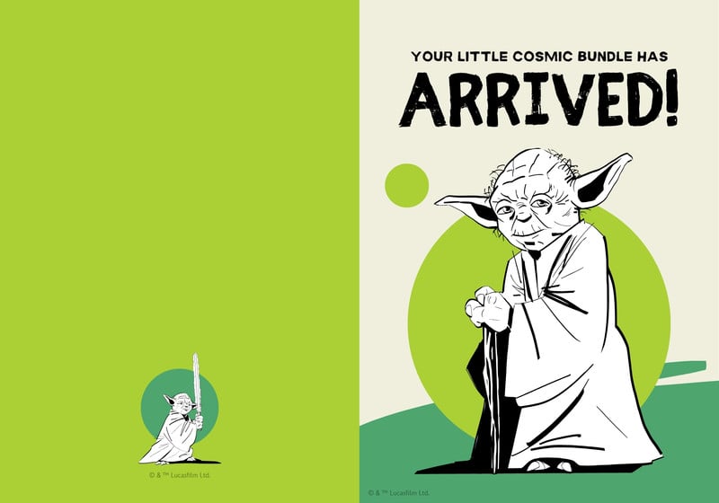 Customizable and printable Star Wars card templates | Canva