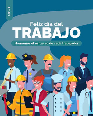 Cartel Del Día Del Trabajo