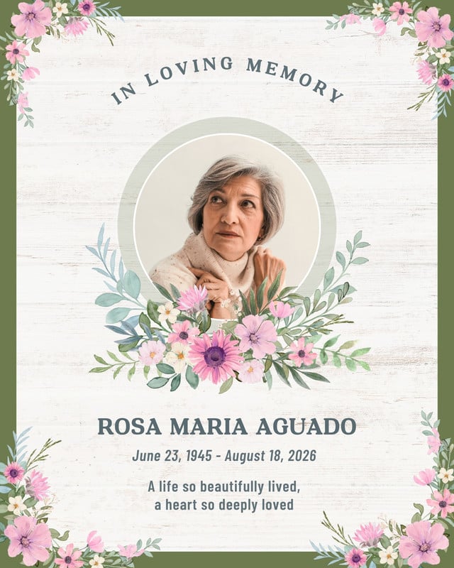 Free and customizable tribute templates