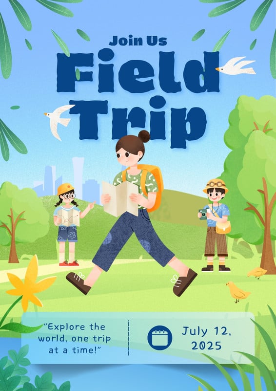 Free field trip planning design collection | Canva
