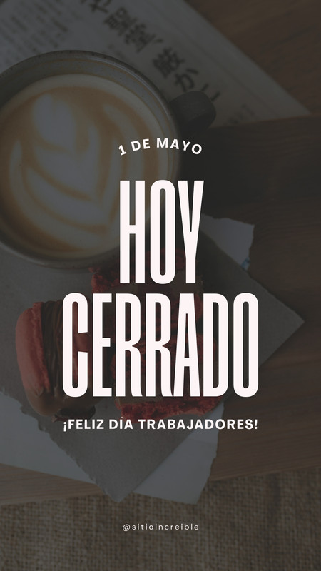 Explorá Plantillas de cerrado por feriado personalizables gratis - Canva