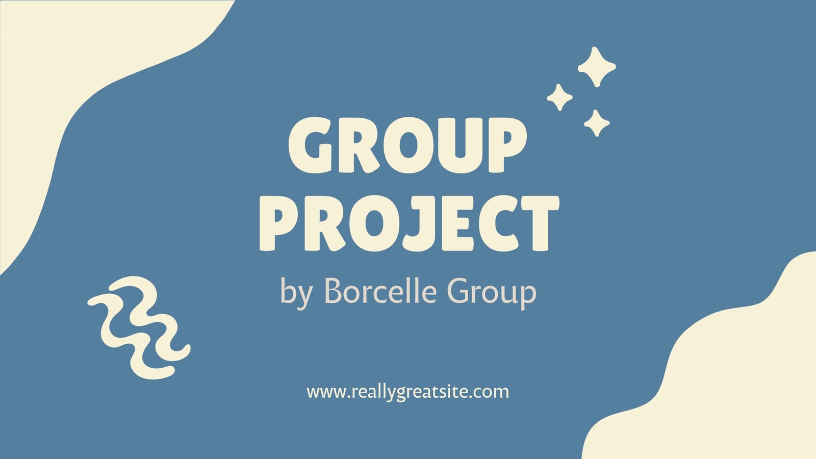 Free and customizable group templates