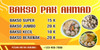 Gratis desain contoh bakso - Canva
