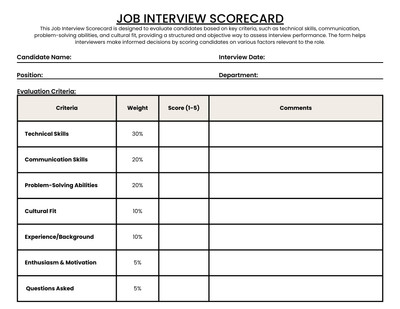 Free job interview design collection | Canva