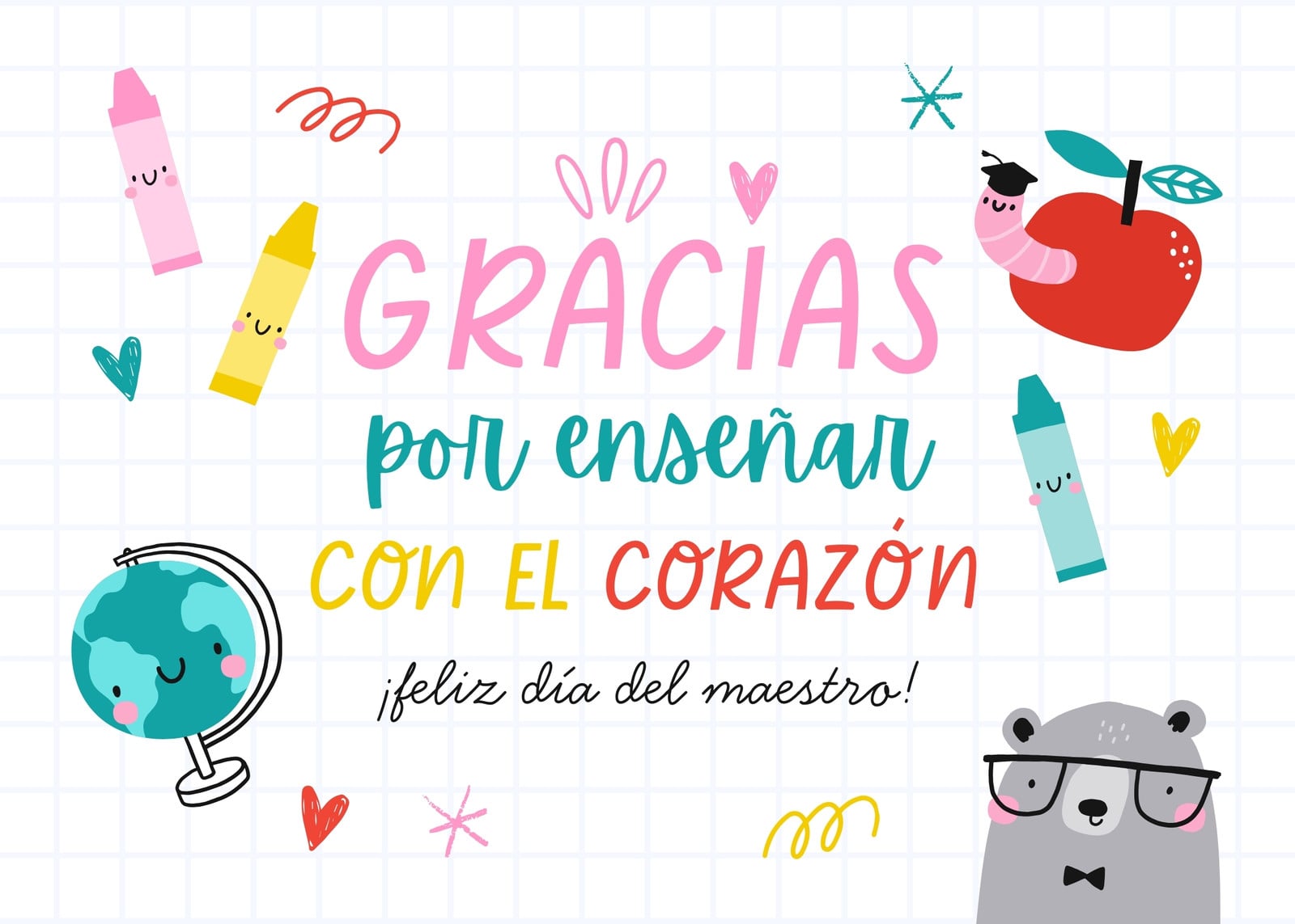Plantillas del Día del Maestro | Canva