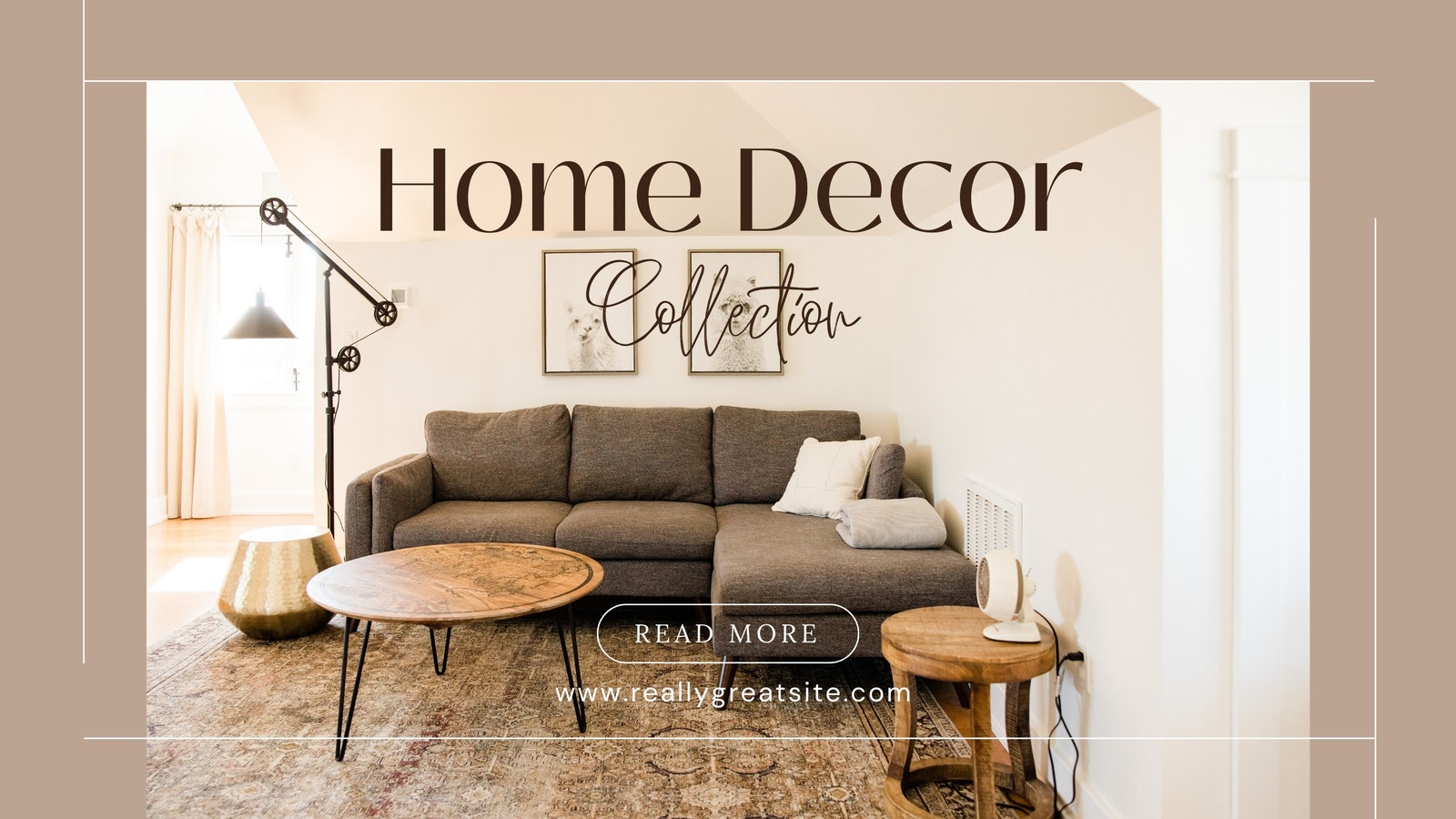 Free and customizable home decor templates