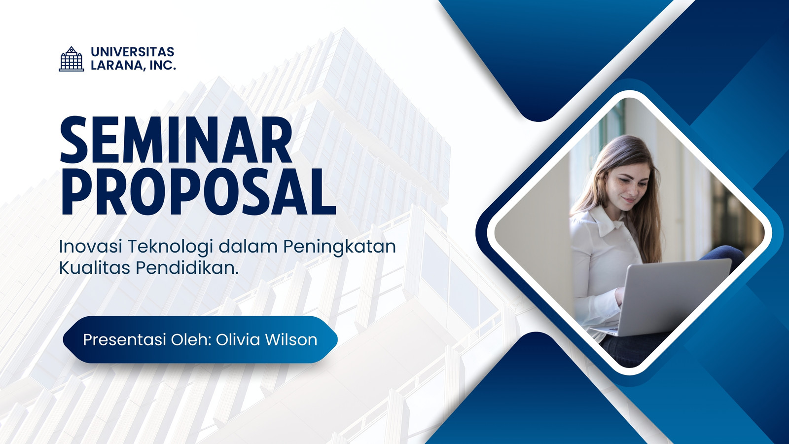 Gratis desain contoh seminar - Canva