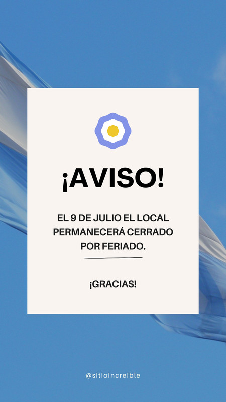 Explorá Plantillas de cerrado por feriado personalizables gratis - Canva