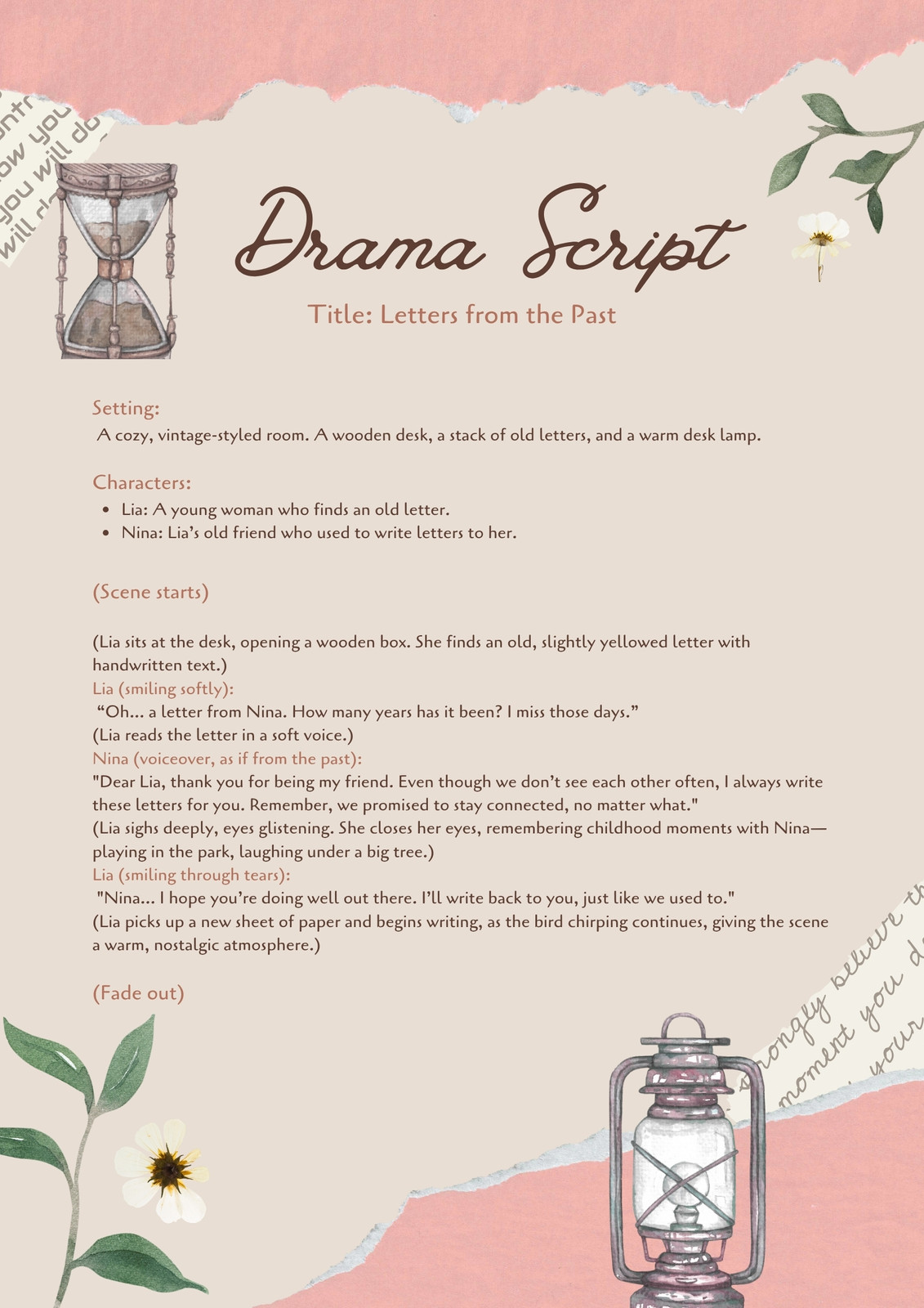 Free and customizable script templates