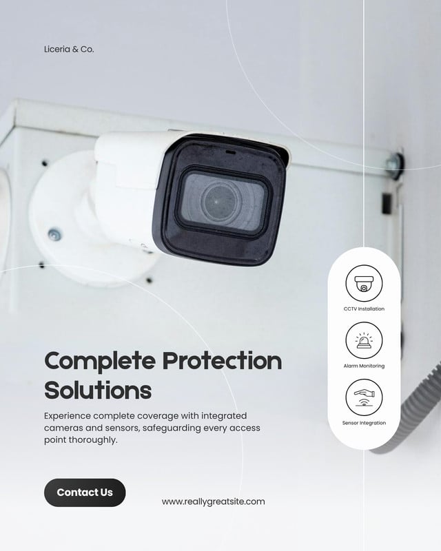 Free and customizable cctv templates
