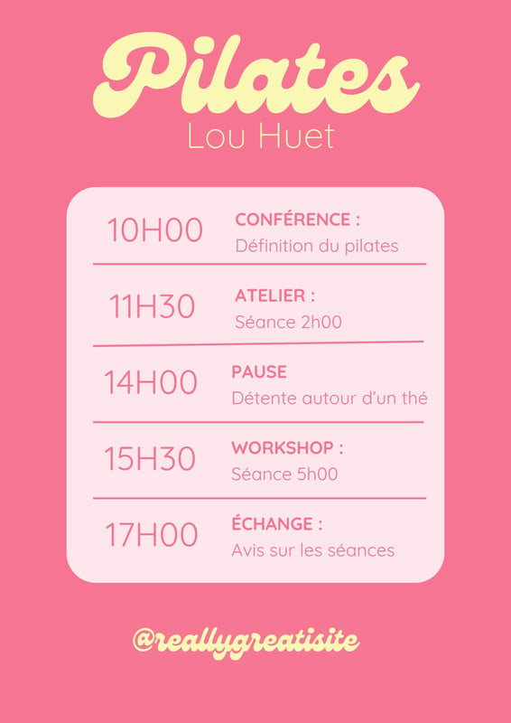Modèles de programmes d'événements gratuits | Canva