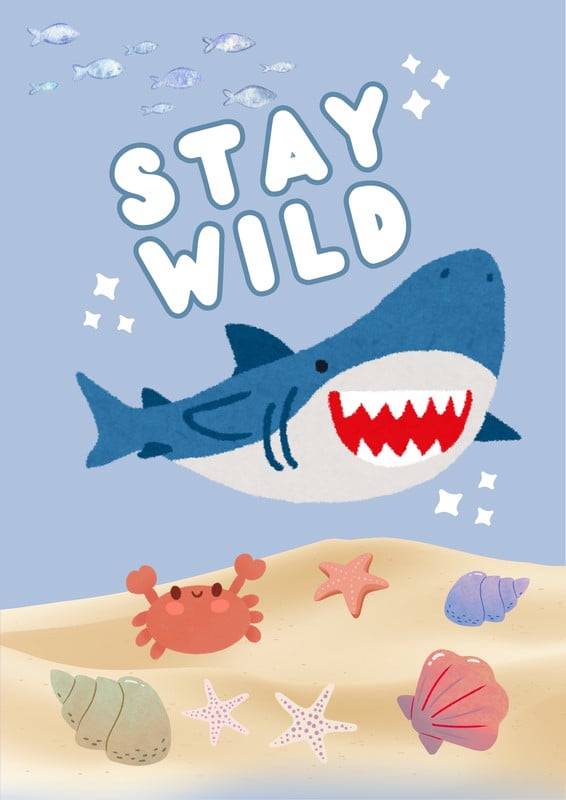 Free and customizable shark templates